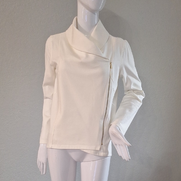 IMAN | Jackets & Coats | Iman Off White Stretchy Jacket Nwt | Poshmark